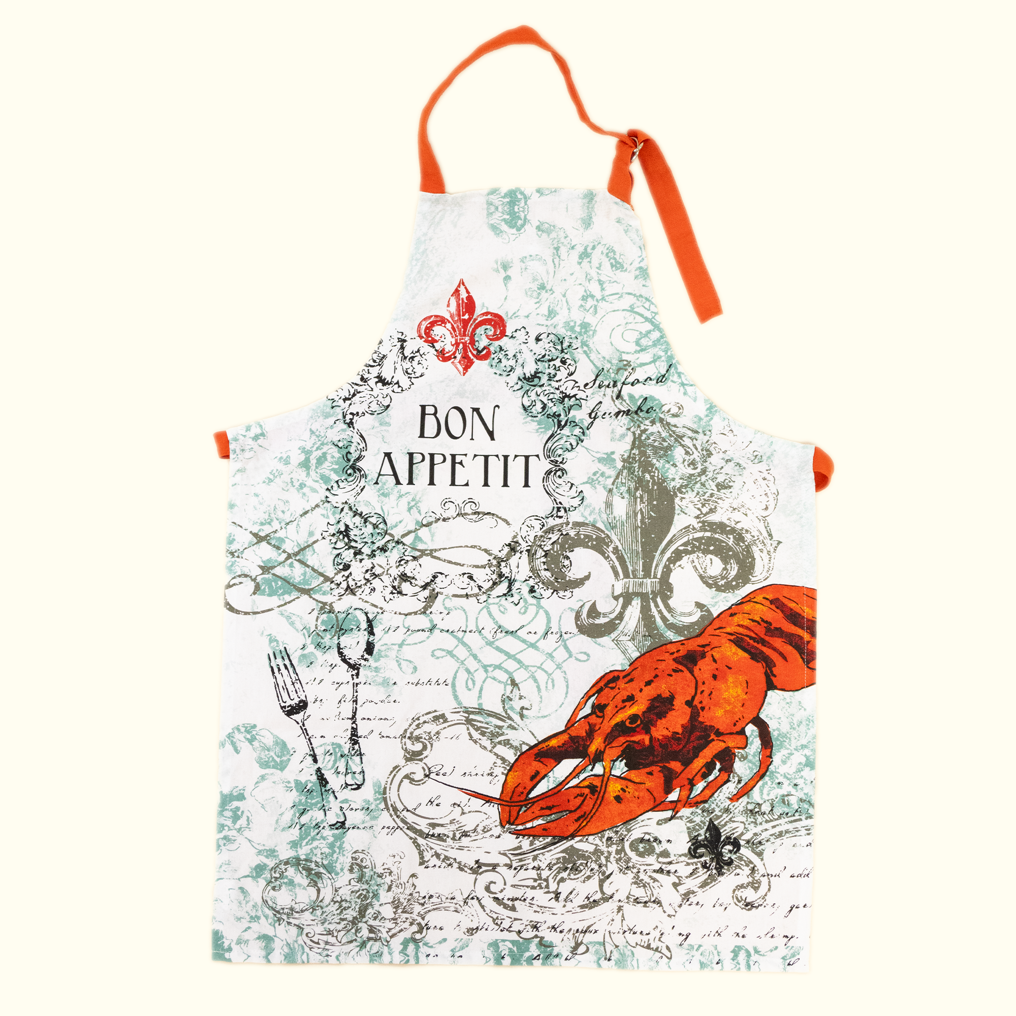 Bon Appetit Crawfish Apron | Aunt Sally's Pralines