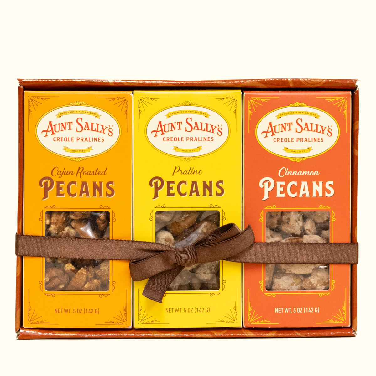 Pecan Trio Gift Box | Aunt Sally's Pralines